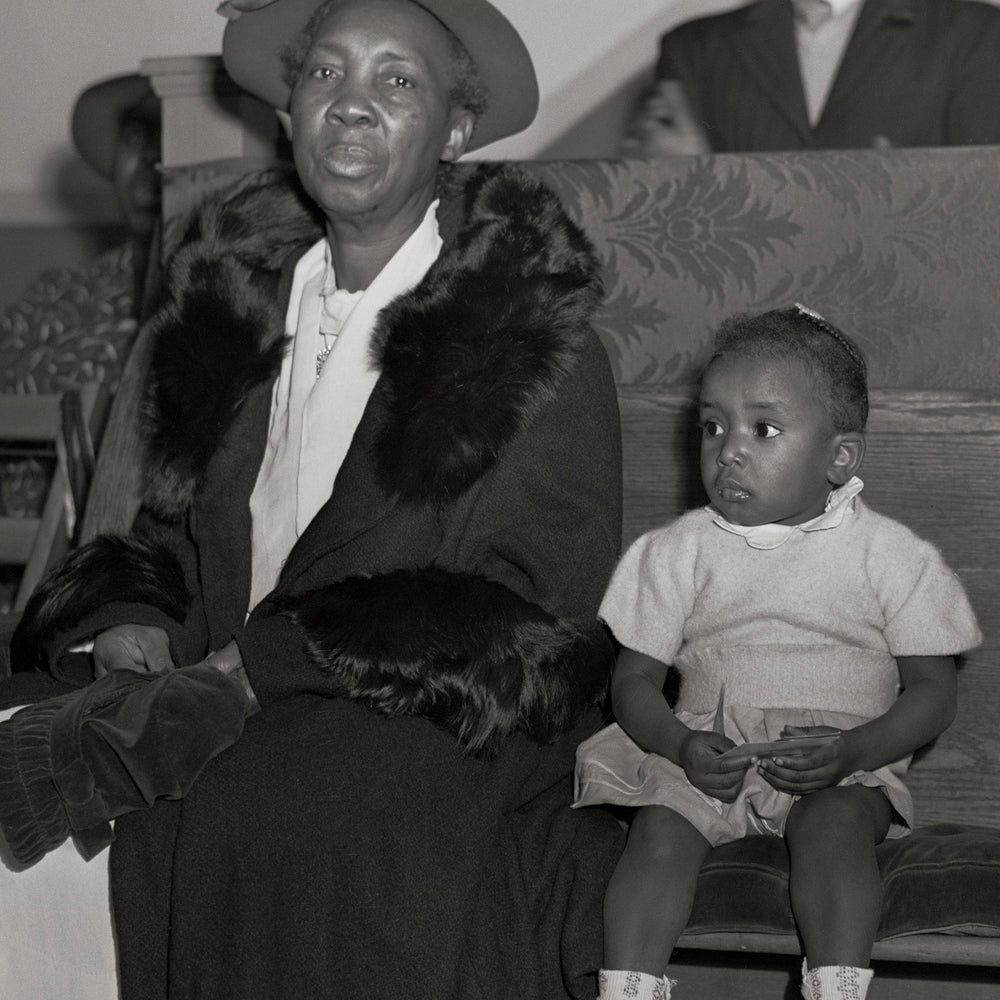Gordon Parks, African American Photo of Woman and Little Girl in Church ...