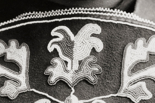 Native Alaskan Kaw-Claa Thlinget wearing Potlatch dancing costume, 190 ...