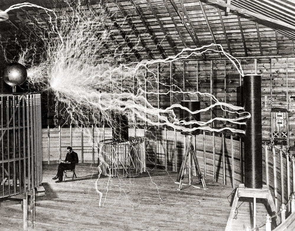 Nikola Tesla Photo Science Print, 1899 - Historical Pix