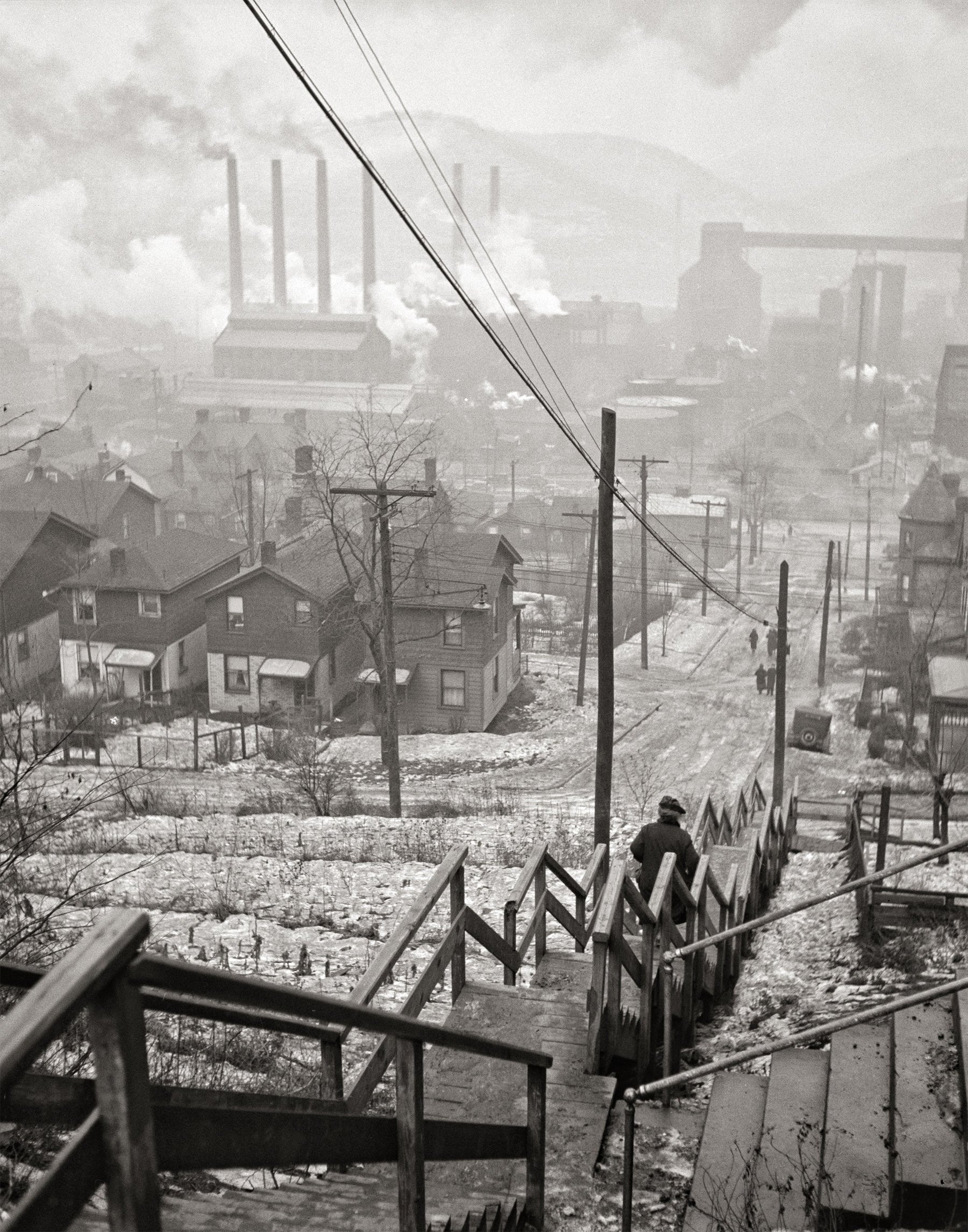 Pittsburgh PA, Mill District Photo, 1940 | HistoricalPix.com ...