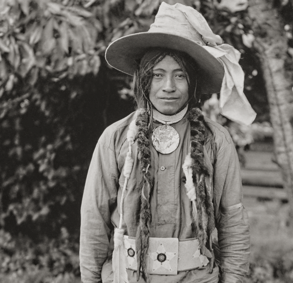Native American Navaho Boy Portrait Photo, 1905 - Historical Pix